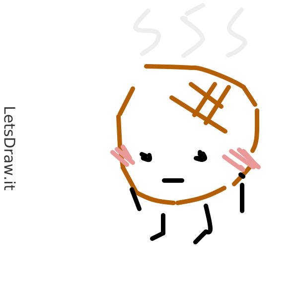 How to draw meatball / 4ysu8x8ba.png / LetsDrawIt