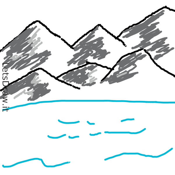 How to draw mountain / 4zzzxczk7.png / LetsDrawIt