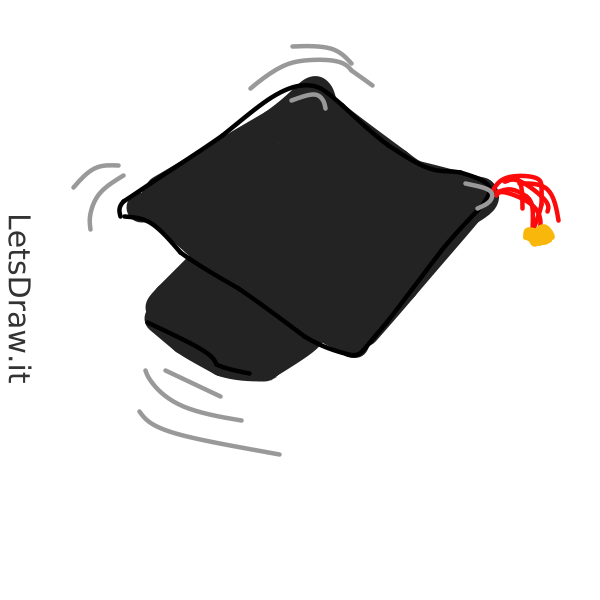 How to draw graduate / 51r4kmfcf.png / LetsDrawIt