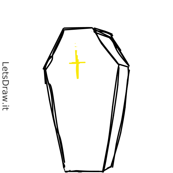 How to draw coffin / 53kpbp6yi.png / LetsDrawIt