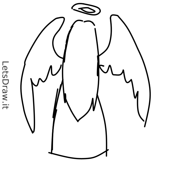 Wie zeichnet man: Engel / Lerne zu zeichnen von anderen LetsdrawIt Spielern