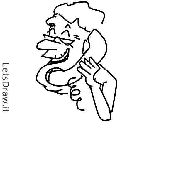 How to draw phone call / 58shrbru8.png / LetsDrawIt