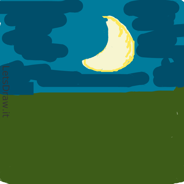 How to draw crescent / 5argoj538.png / LetsDrawIt