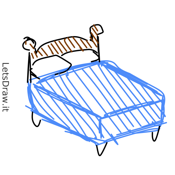 How to draw bed / 5b4jm49md.png / LetsDrawIt
