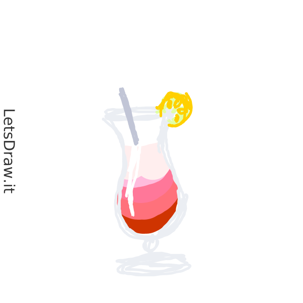 How to draw cocktail / 5boqe9rmo.png / LetsDrawIt