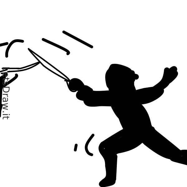 How to draw duel / 5btmnb6uj.png / LetsDrawIt