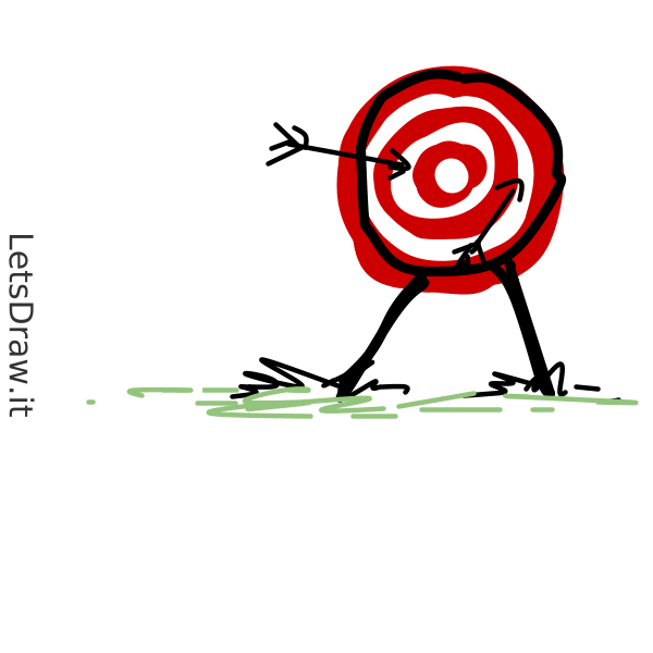How to draw Target / 5dm8raaft.png / LetsDrawIt