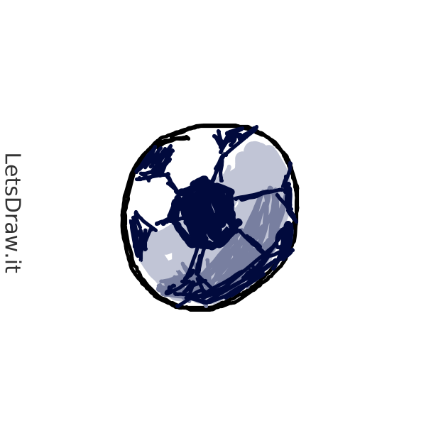 How to draw football / 5duw83ucr.png / LetsDrawIt