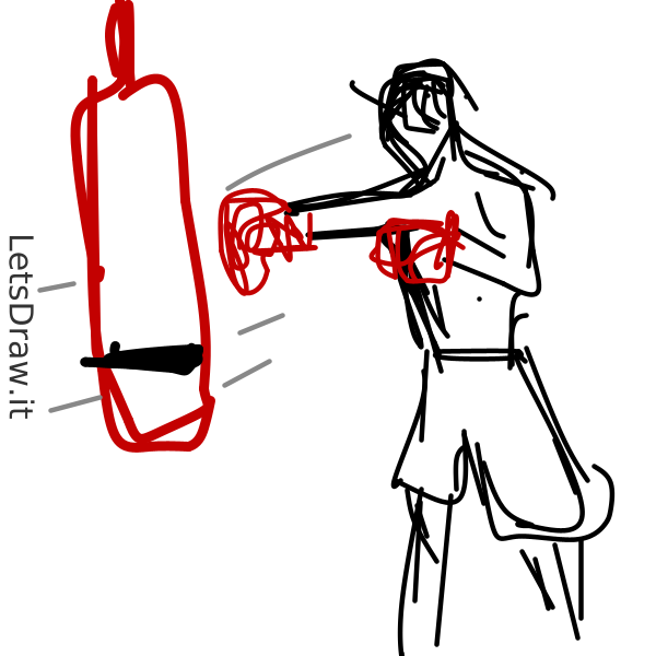 How to draw boxing / 5fe3cxfef.png / LetsDrawIt
