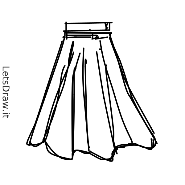 How to draw skirt / 5fj1ncr6c.png / LetsDrawIt