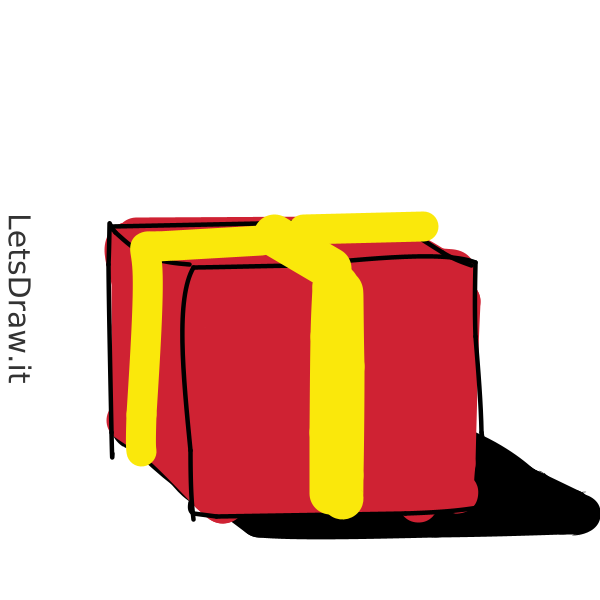 How to draw gift / 5gq1d9kmk.png / LetsDrawIt