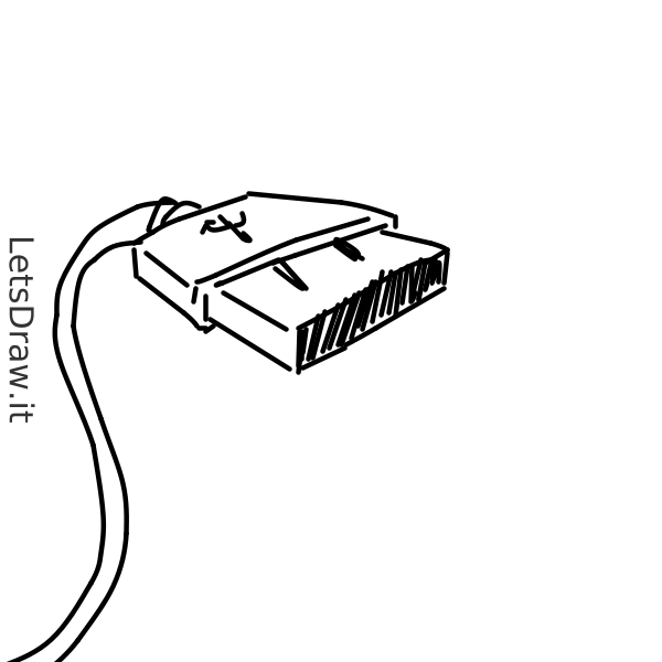 How to draw USB / 5j4uftaib.png / LetsDrawIt