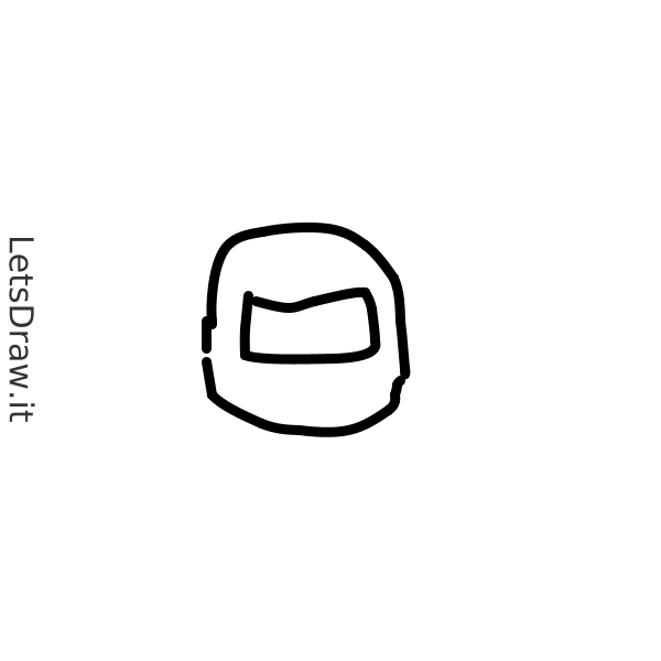 How to draw helmet / 5j74cybru.png / LetsDrawIt