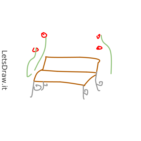 How to draw bench / 5j9feqbpp.png / LetsDrawIt