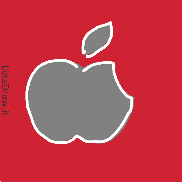 How to draw Apple logo / 5jg5xxy17.png / LetsDrawIt