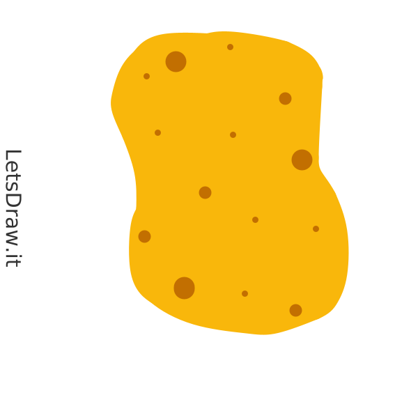 How to draw sponge / 5jhic86w4.png / LetsDrawIt