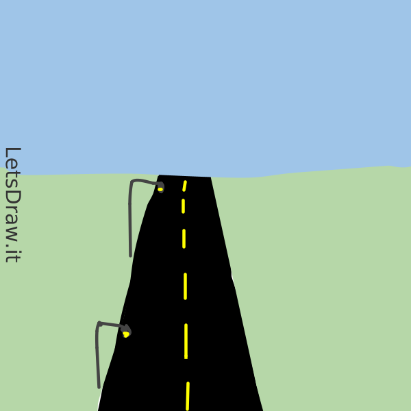 How to draw road / 5jmfg5p68.png / LetsDrawIt