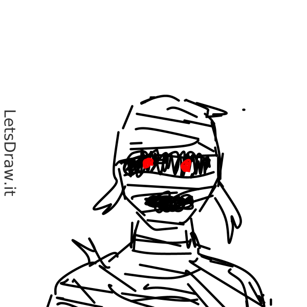 How to draw mummy / 5k5t8y3hf.png / LetsDrawIt