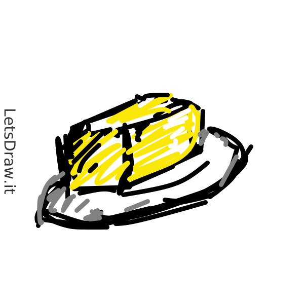 How to draw butter / 5ngsdze6q.png / LetsDrawIt
