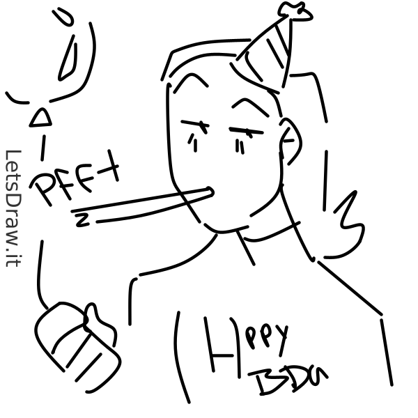How to draw celebration / 5nkumw4b9.png / LetsDrawIt