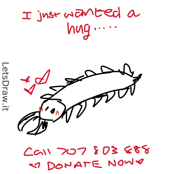 How to draw centipede / 5p74sqrj.png / LetsDrawIt