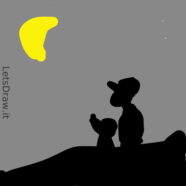 How to draw midnight / 5pzfmf6rh.png / LetsDrawIt