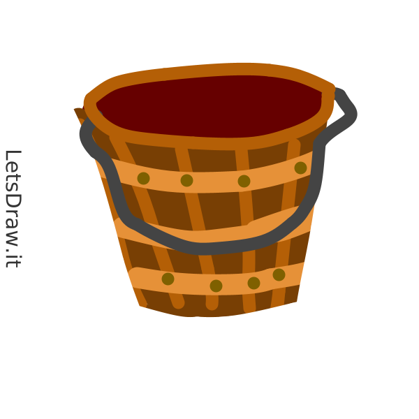 How to draw bucket / 5qdbg8g8g.png / LetsDrawIt