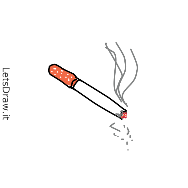 How to draw cigarette / 5sfhewnt.png / LetsDrawIt