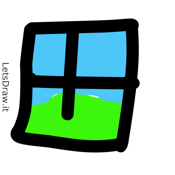 How to draw Windows / 5tgxe57qn.png / LetsDrawIt