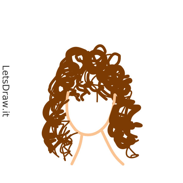 How to draw wig / 5u9gcjeef.png / LetsDrawIt
