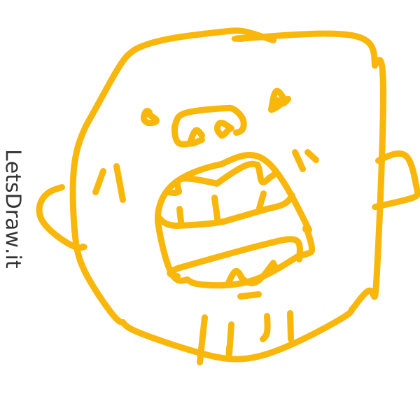 How to draw laughing / 5ugumike6.png / LetsDrawIt