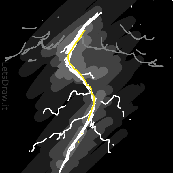 How to draw lightning / 5x5xtanpu.png / LetsDrawIt