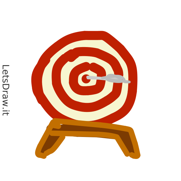 How to draw target / 5xagpfu3j.png / LetsDrawIt