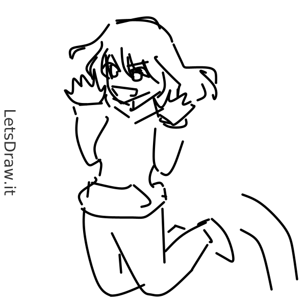 How to draw jump / 5xb3knbof.png / LetsDrawIt