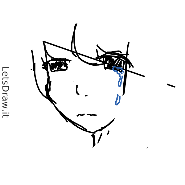 How to draw crying / 5ztj8hx7g.png / LetsDrawIt