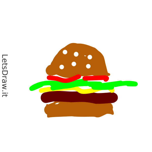 How to draw lunch / 61oteofo5.png / LetsDrawIt