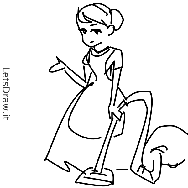 How to draw vacuum cleaner / 65nxpytdk.png / LetsDrawIt