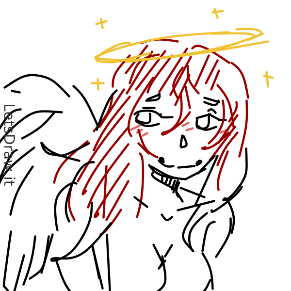 How to draw angel / 67qkgpreo.png / LetsDrawIt