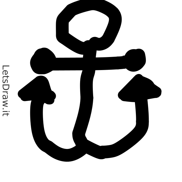How to draw anchor / 69kgcfqhh.png / LetsDrawIt