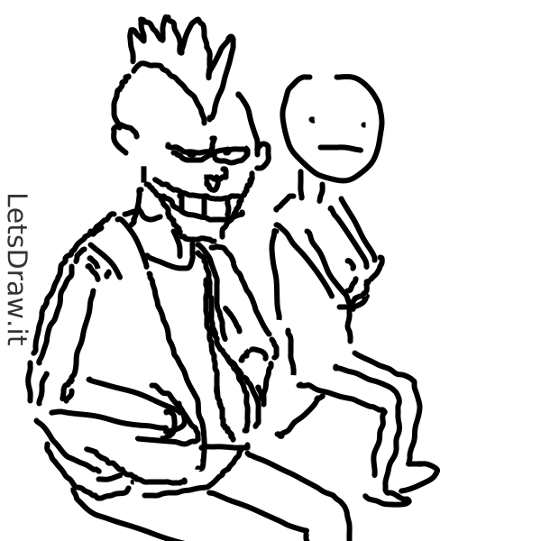 How to draw bad boy / 6adstjcrp.png / LetsDrawIt