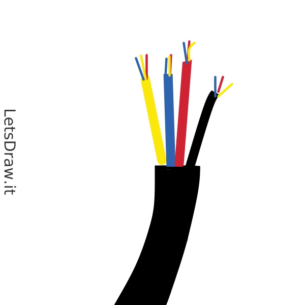 How to draw cable / 6buac43j.png / LetsDrawIt