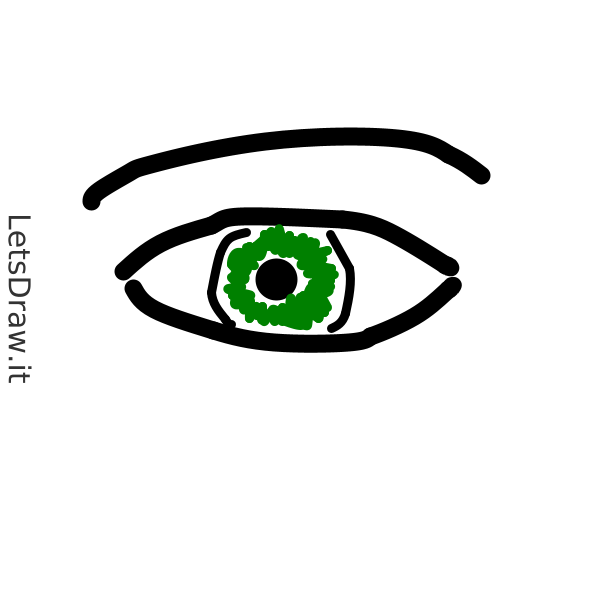 How to draw green-eyed / 6d9ccie7.png / LetsDrawIt