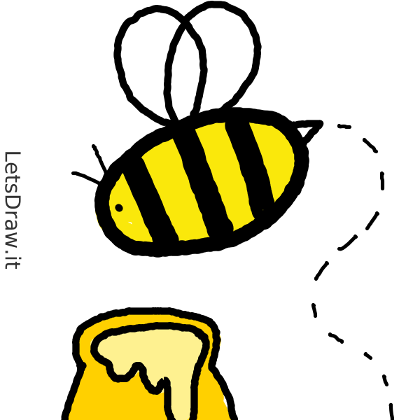 How to draw bees / 6dhoqdj8u.png / LetsDrawIt