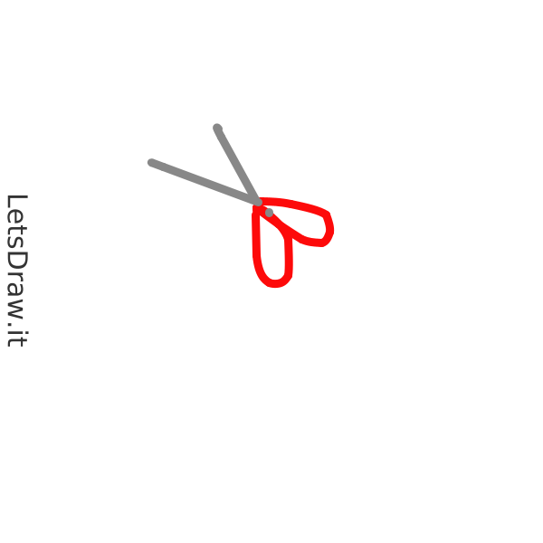 How to draw scissors / 6dhypy867.png / LetsDrawIt