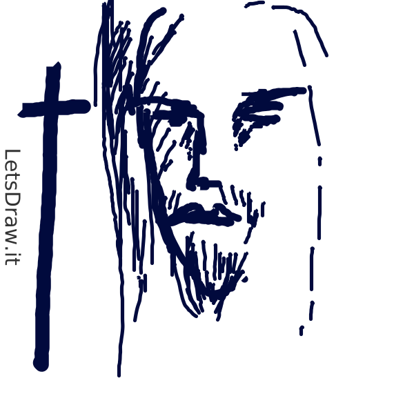 How to draw Christ / 6di7ka79a.png / LetsDrawIt