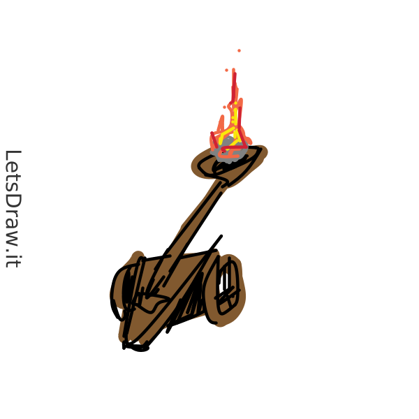 How to draw catapult / 6fman6wy9.png / LetsDrawIt