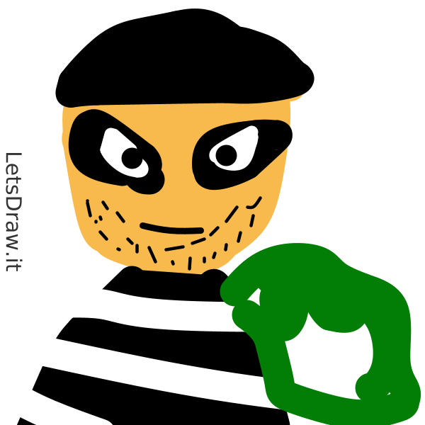 How to draw thief / 6g83p1qkx.png / LetsDrawIt