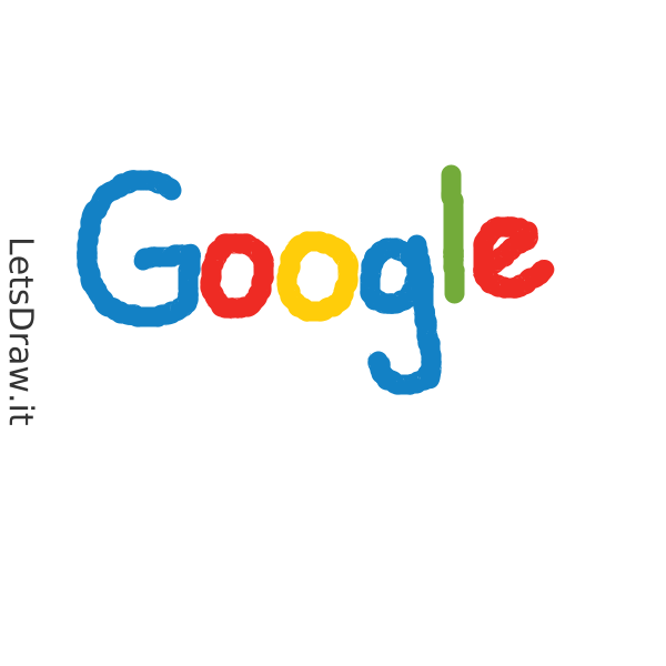How to draw Google / 6jr4ongrx.png / LetsDrawIt