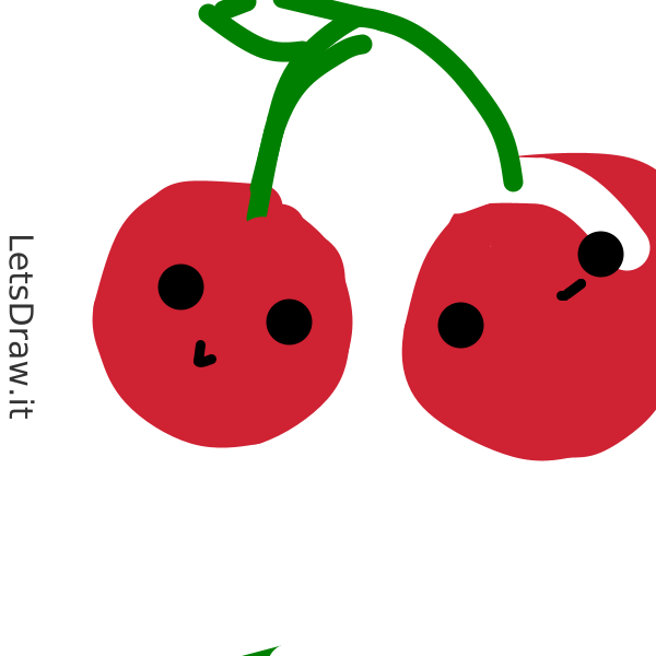 How to draw cherries / 6jx3bc5dd.png / LetsDrawIt