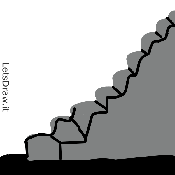 How to draw stairs / 6kjuon59.png / LetsDrawIt